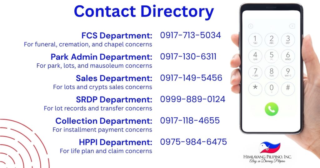 Temporary Directory - Himlayang Pilipino, Inc.
